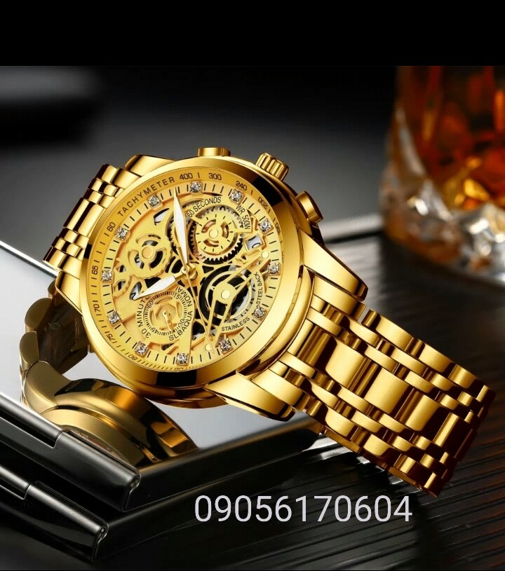 Niktom Gold Watch Clemstore Flutterwave Store