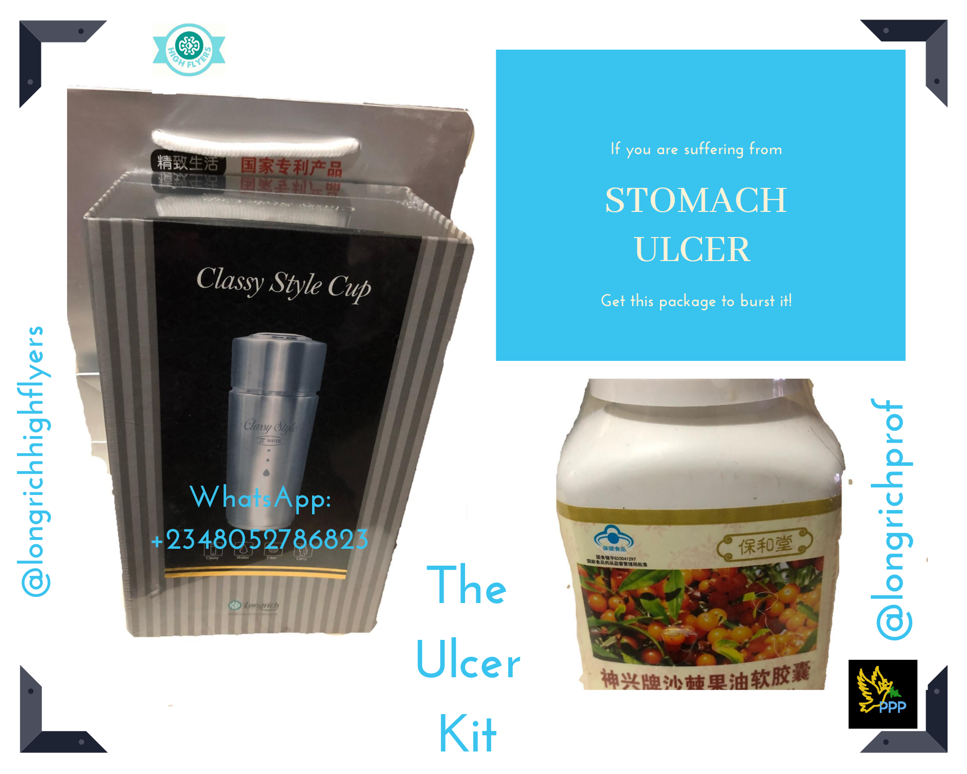 Ulcer Kit - Longrich Pi Cup and Berry oil - Akewo Authe Limited ...