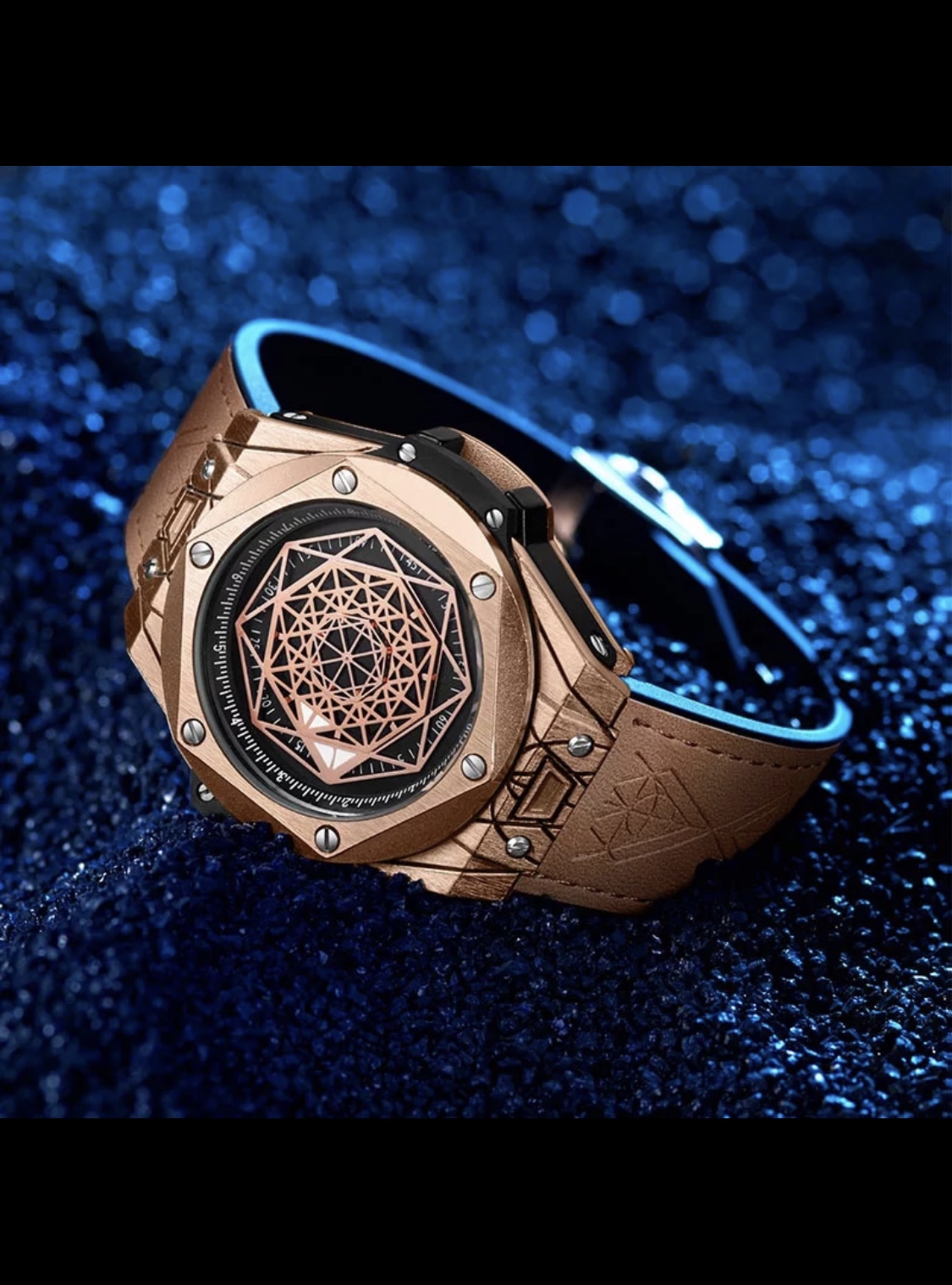 Onola luxury leather watch - Lio’s home of luxury | Flutterwave Store