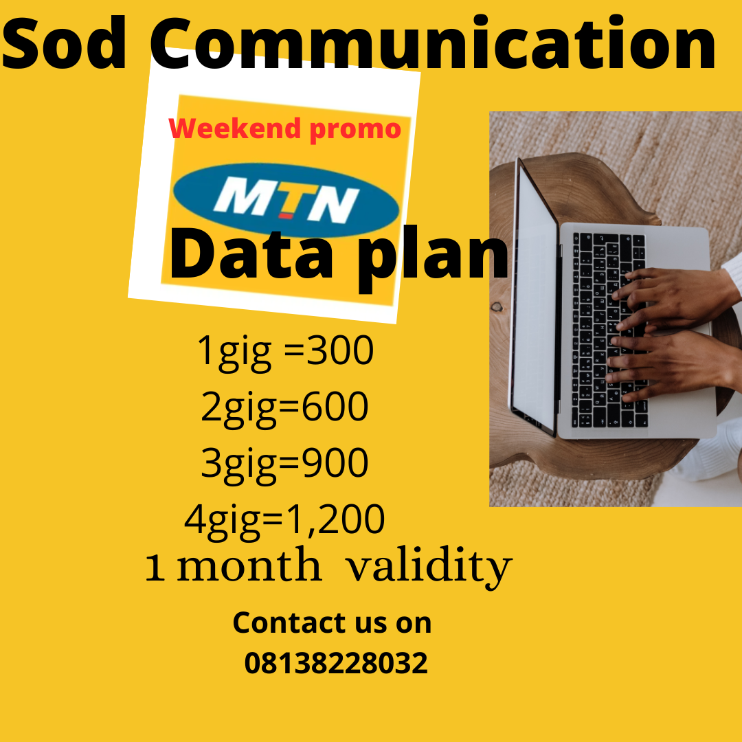 Mtn data - Sod Communication | Flutterwave Store