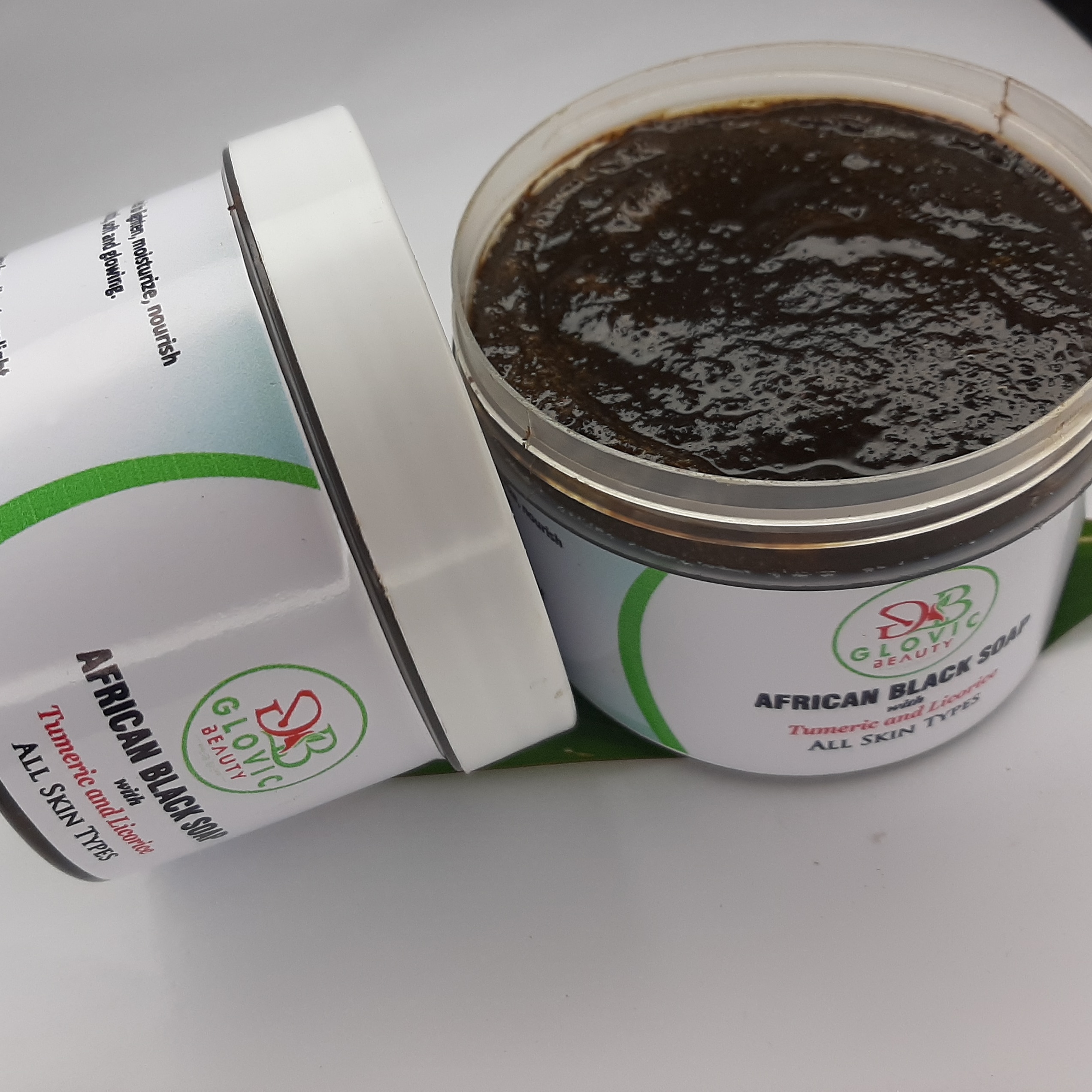 Turmeric and Licorice African Black Soap - Glovic Beauty | Flutterwave ...