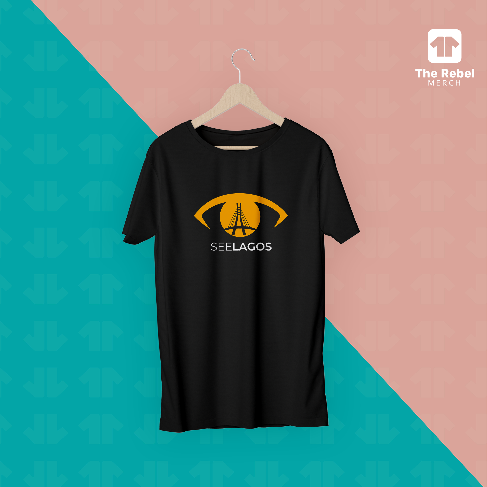 "See Lagos" - Black Cotton T-Shirt [UNISEX] - The Rebel Merch Store ...