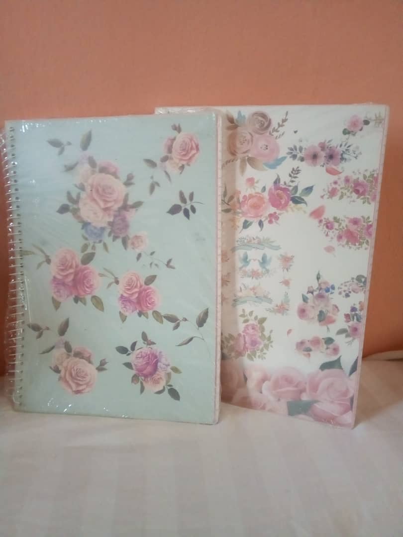 Spiral Flowery Notepads in A4. - Scribes Journals and Notes ...