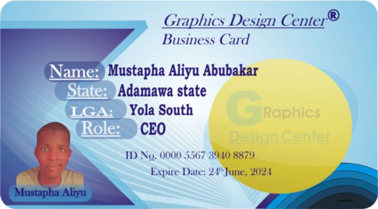 ID card Design - Graphics Design Center | Flutterwave Store
