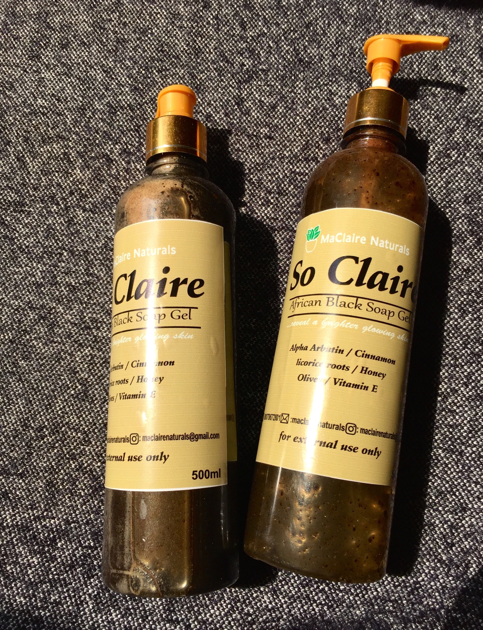 So Claire African Black soap gel - Maclaire Naturals | Flutterwave Store