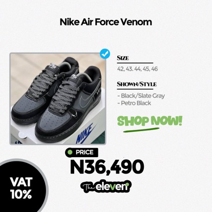 Air Force 1 ‘07 Venom - The Eleven | Flutterwave Store