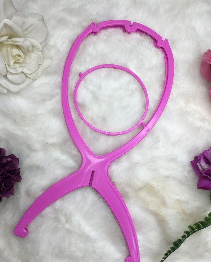 Collapsible plastic wig stand - Bubu_hairs | Flutterwave Store