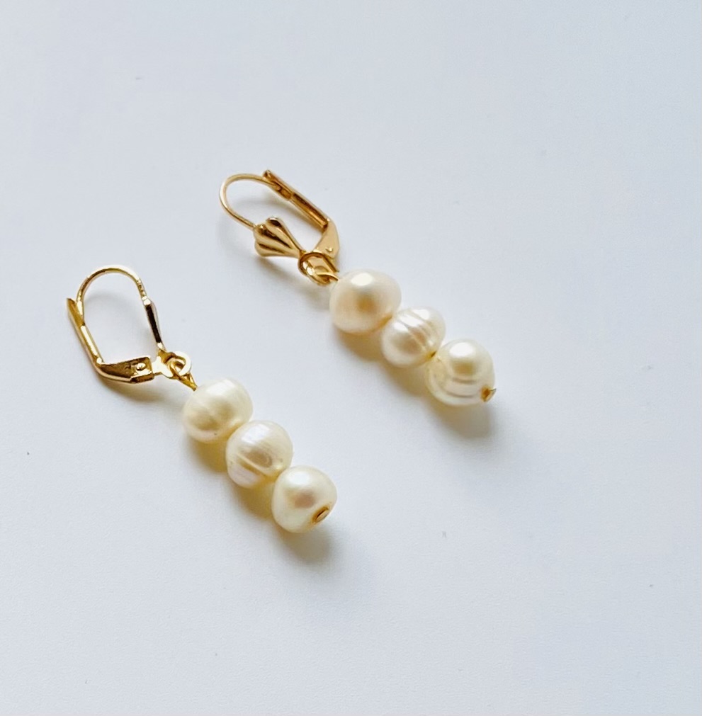 ELLIE PEARL DROP EARRINGS - Clare and Craft | Flutterwave Store