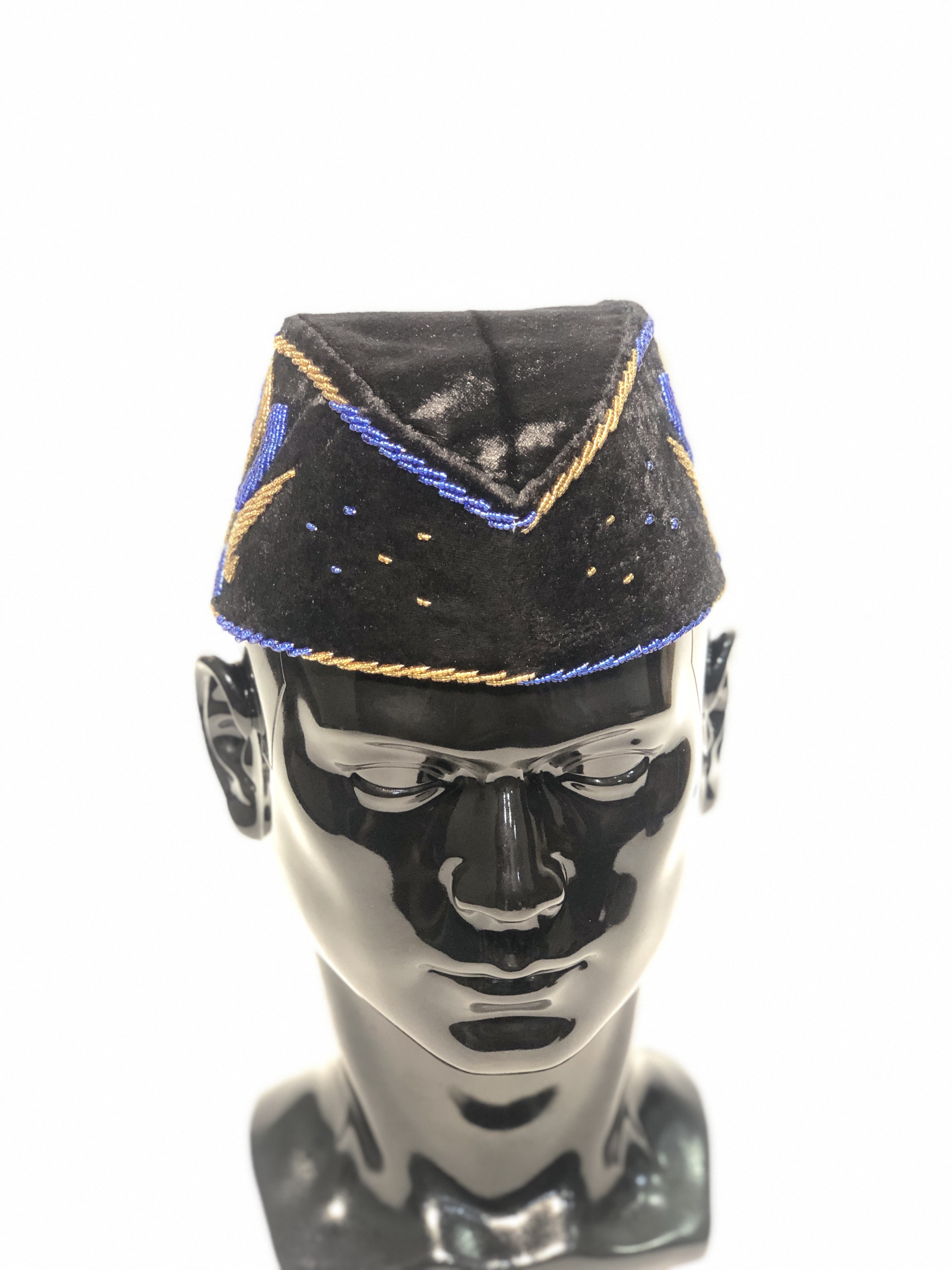 Beaded Efik, Ibibio, Calabar, Akwa Ibom Traditional Native Cap ...