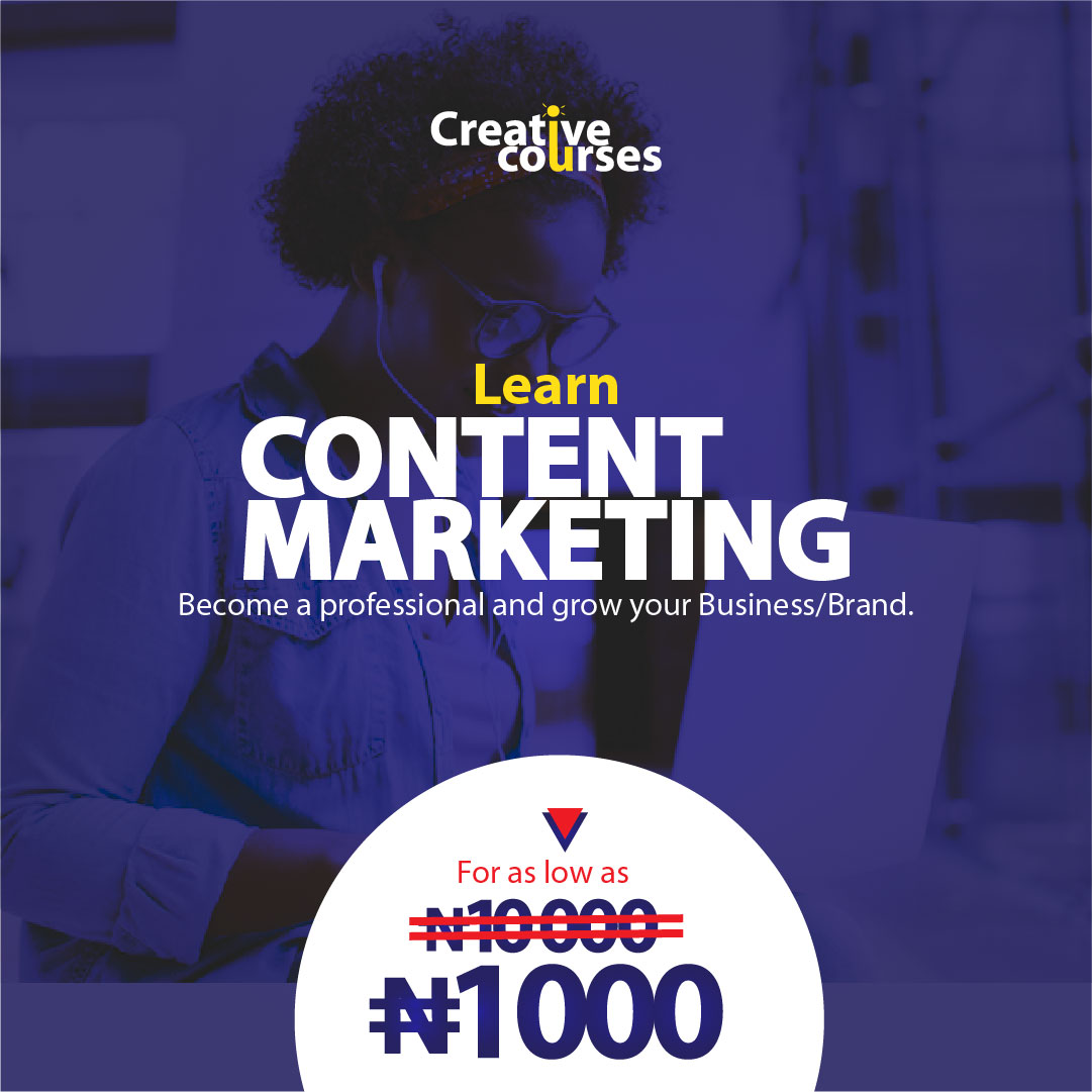 Content Marketing Course - Creative Courses | Flutterwave Store