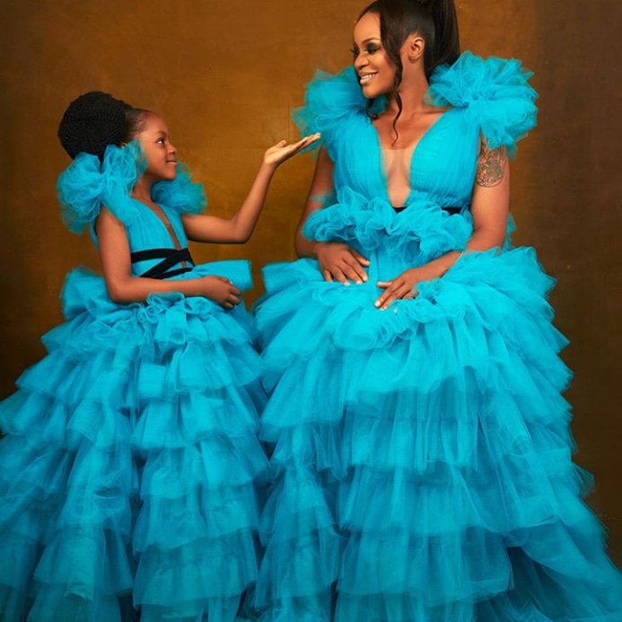 Blue Step gown - M&N'S Couture | Flutterwave Store