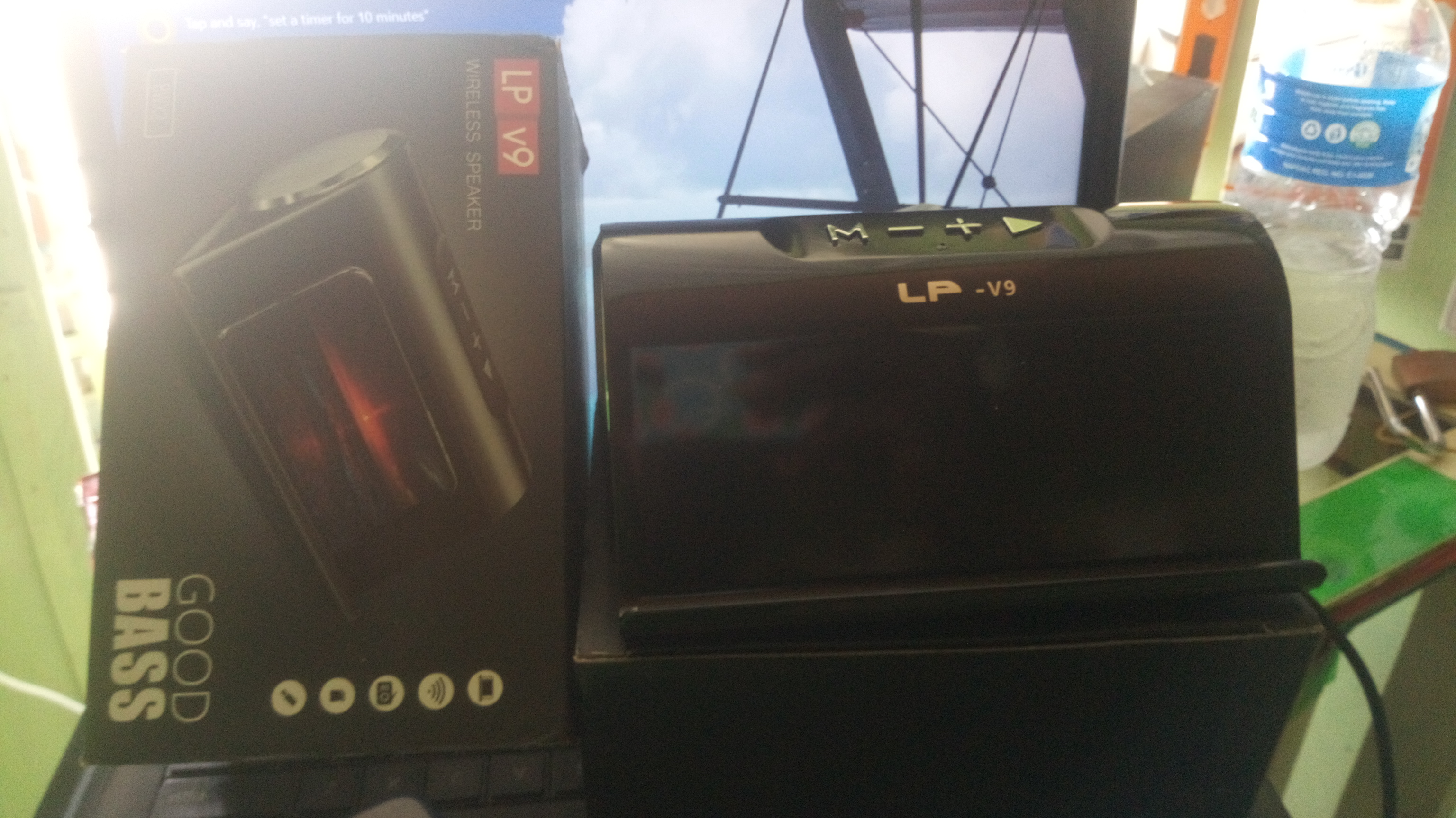 LP-V9 Bluetooth Boom Box - E-com global | Flutterwave Store