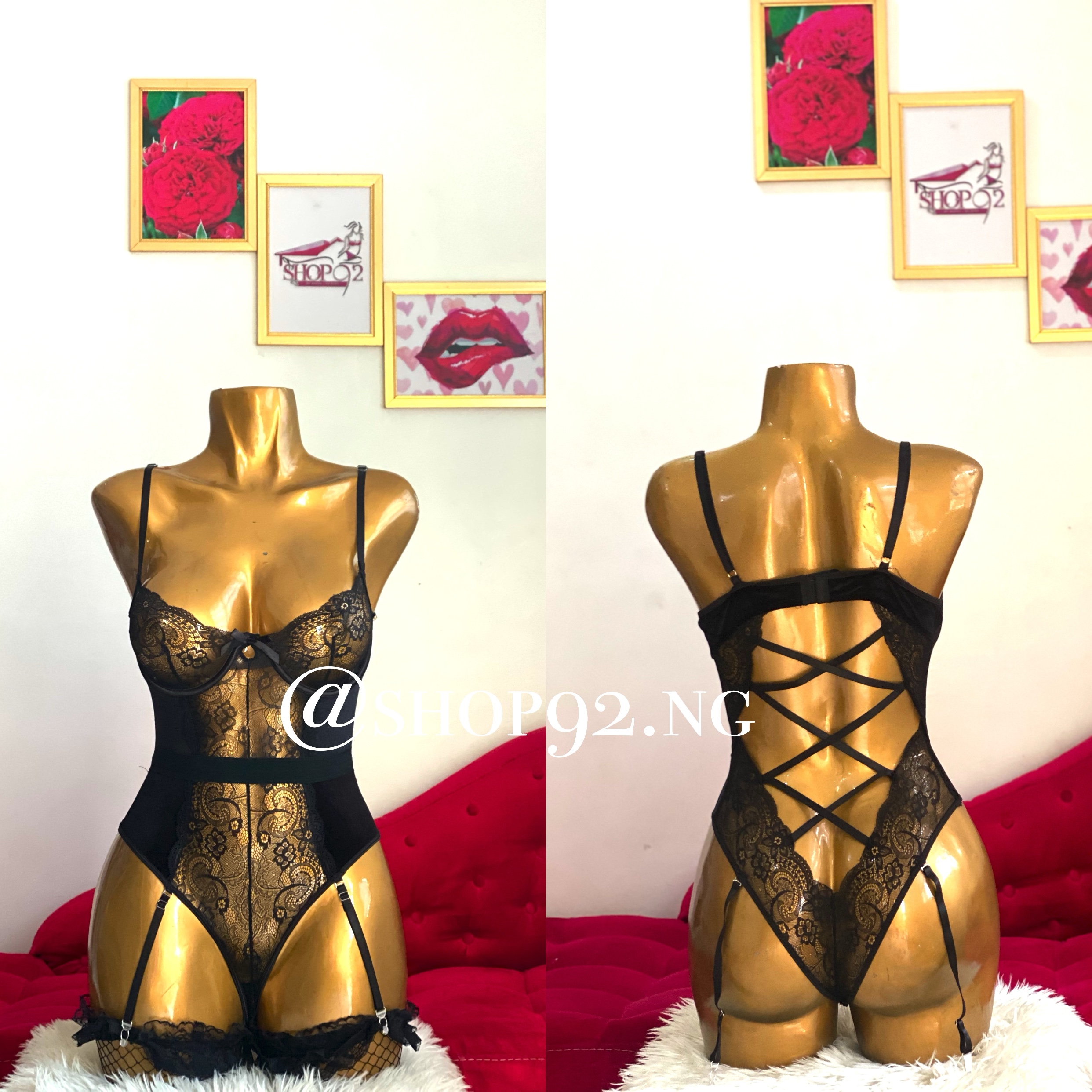 Crisscross bodysuit - @shop92.ng | Flutterwave Store