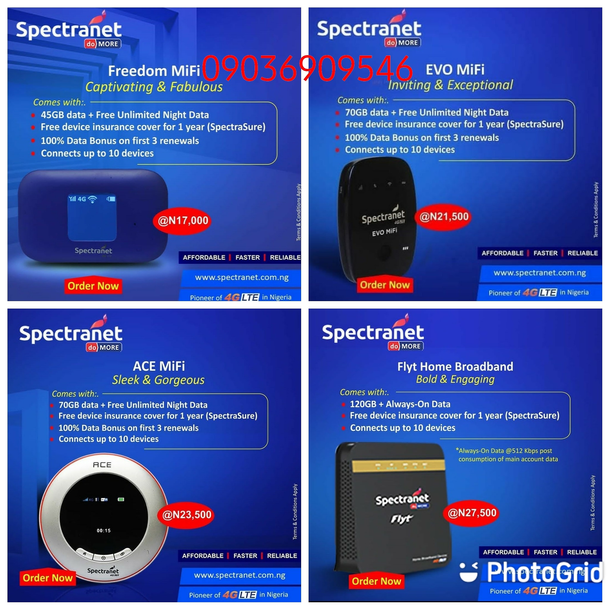 SPECTRANET DEVICES - cROWNBISI TECH VENTURES | Flutterwave Store