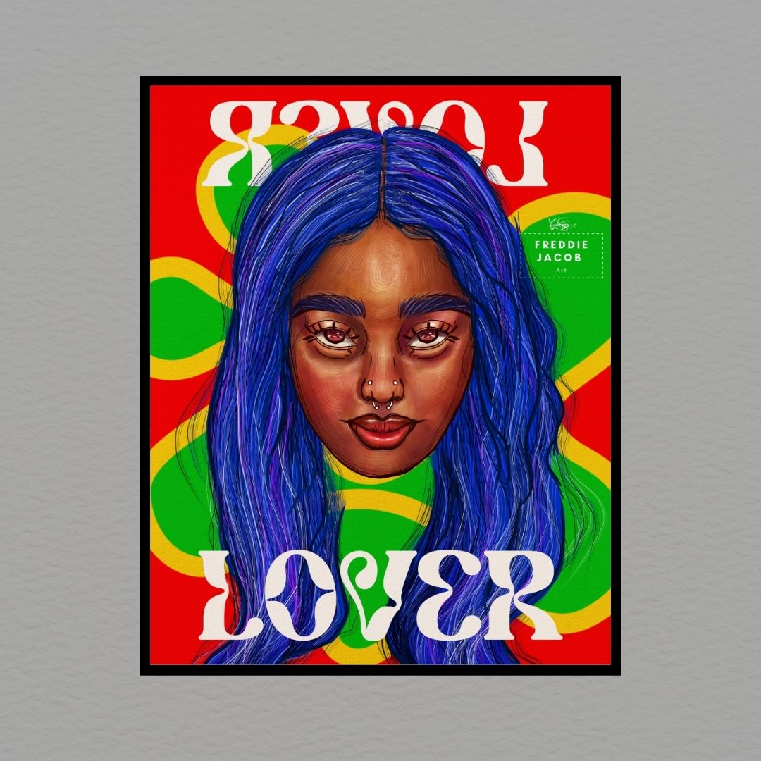 Ojite Art Print and Frame - Freddie Jacob Art | Flutterwave Store