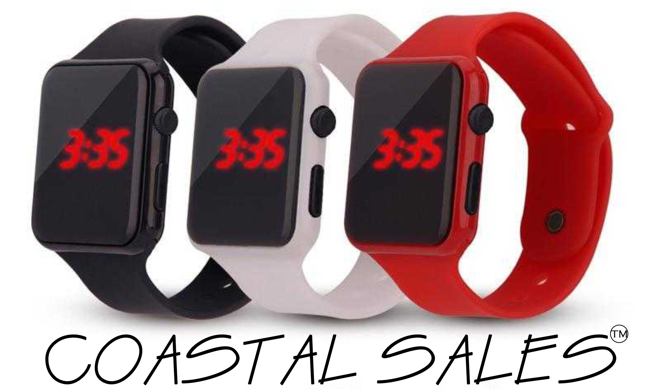 Digital Shockproof Led Sport Watch - Coastal Sales | Flutterwave Store
