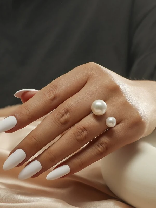 Faux Pearl Ring - The Minimalist Outlet | Flutterwave Store